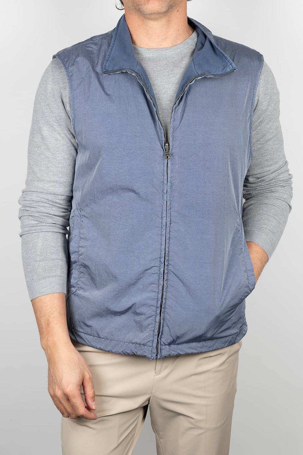 Keeling Blue Vest | Rivera