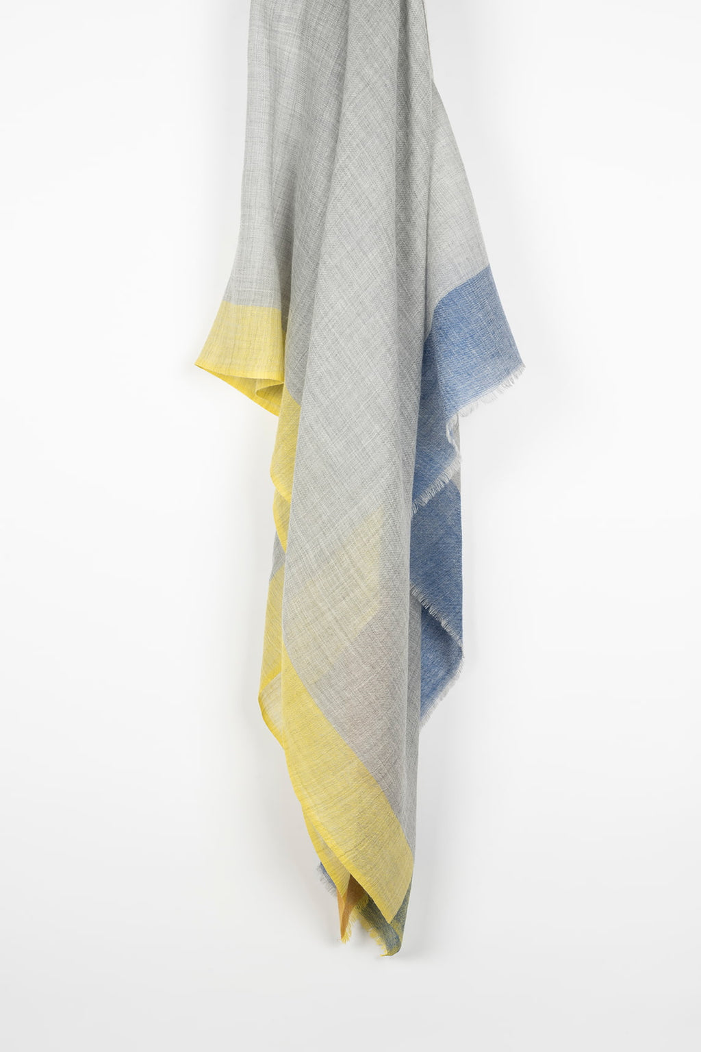 Fular Parma bicolor en tonos azul – Rivera accesorios