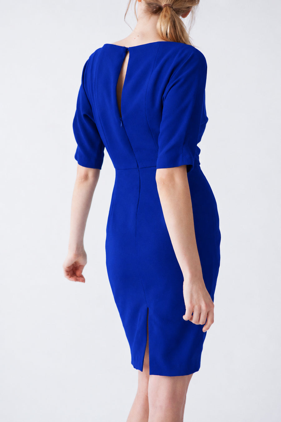 Royal Blue Rose Dress | Elegant Dress for Events – Rivera